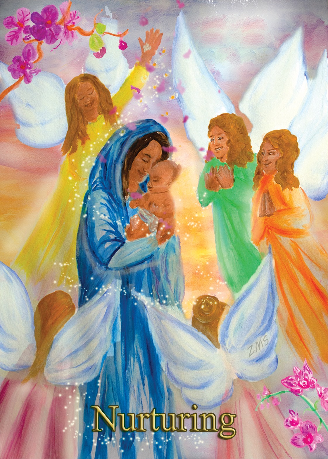 Angel Hug Healing cards by Aidan Storey My online books database